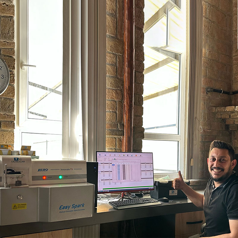 Install T5 Optical Emission Spectrometer for Vicast Metallurgy - JIEBO ...